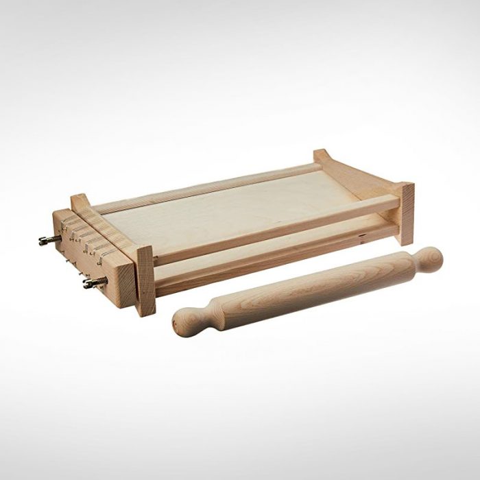 Chitarra Pasta Cutter with 12.5" Rolling Pin - Kitchen & Craft